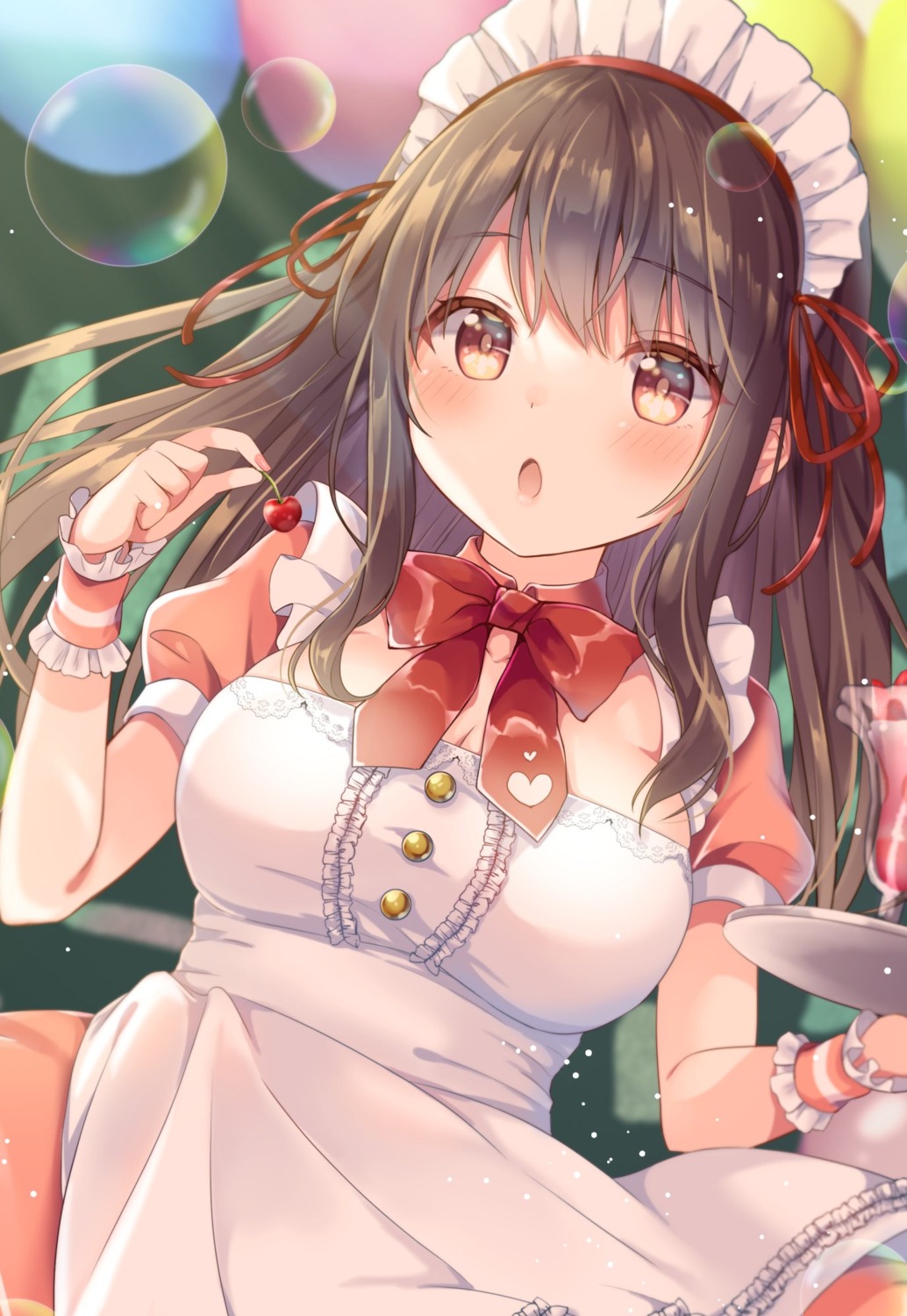 gomano rio maid skirt lift waitress | #783608 | yande.re